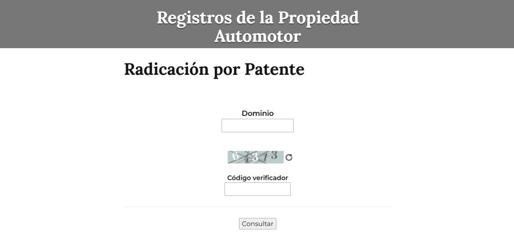 Guía: consulta registro automotor por patente – Segurarse