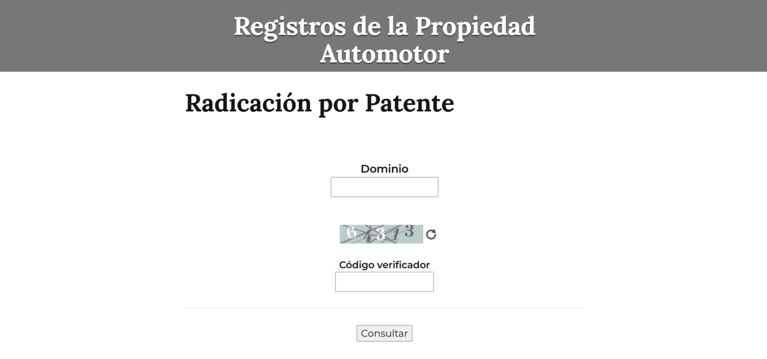 Guía: consulta registro automotor por patente – Segurarse